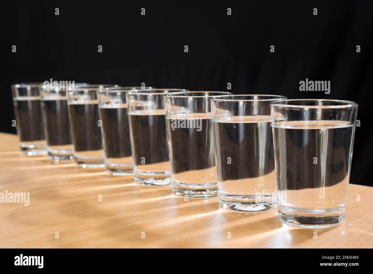 Eight glasses of water a day Stock Photo - Alamy
