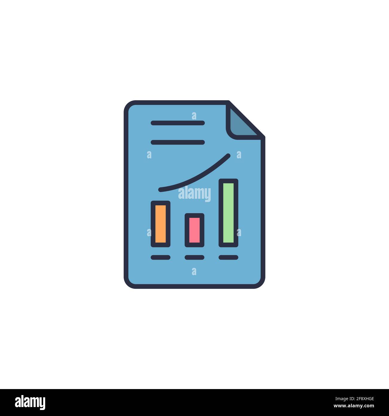 Business document financial chart Stock Vector Images - Alamy