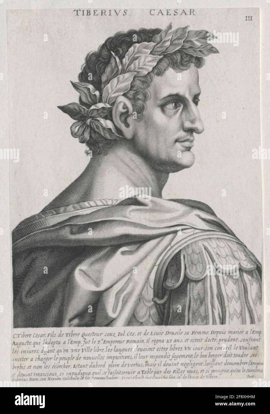 Tiberius, Roman Emperor Stock Photo - Alamy