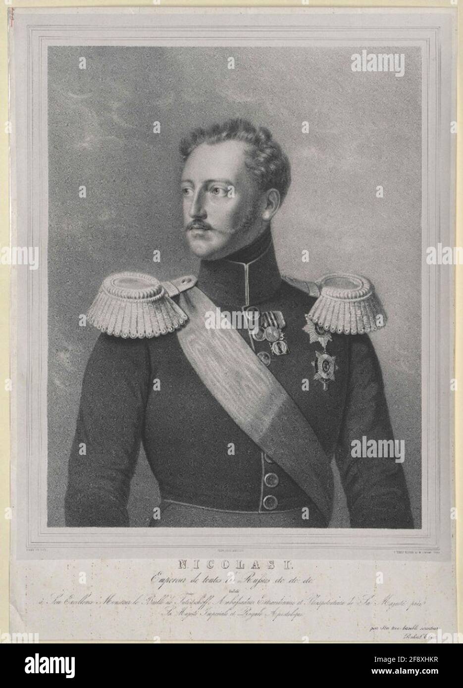 Nikolaus I., Kaiser of Russia Stock Photo - Alamy