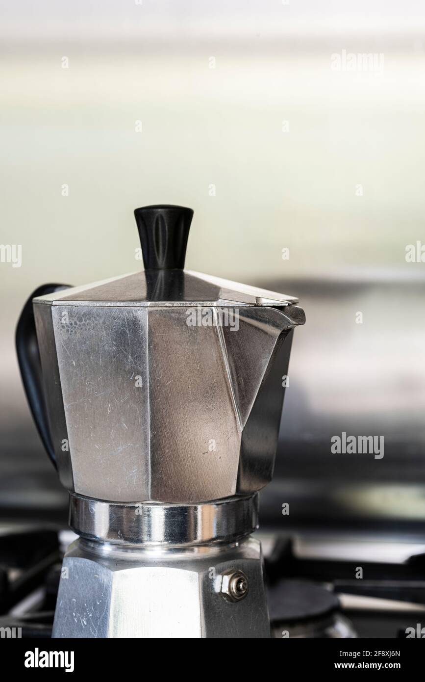 Stainless steel coffee pot hi-res stock photography and images - Alamy
