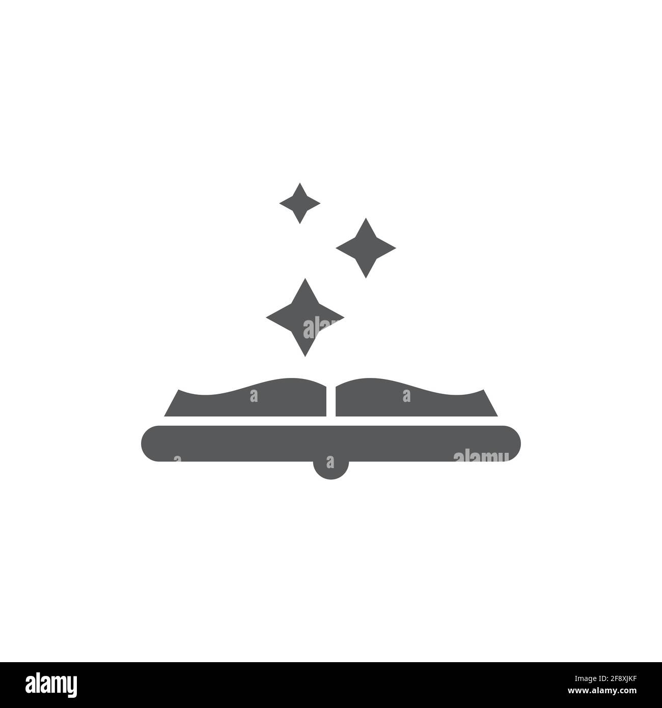 Ancient magic book with alchemy recipes and mystic spells and ...