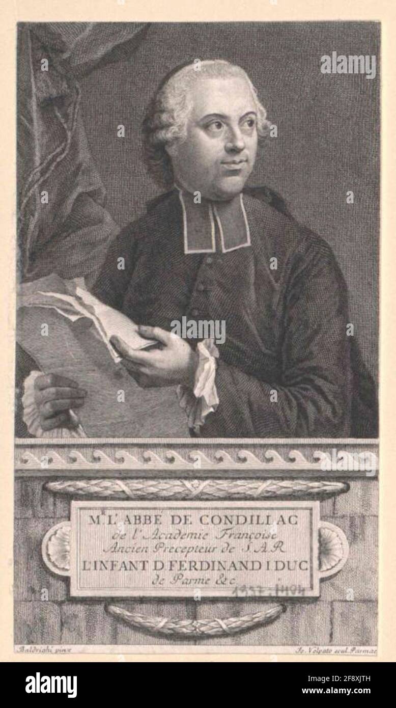 étienne bonnot de condillac hi-res stock photography and images - Alamy