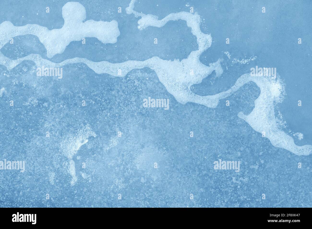 Ice background texture. Frozen water in various geometric abstract ...
