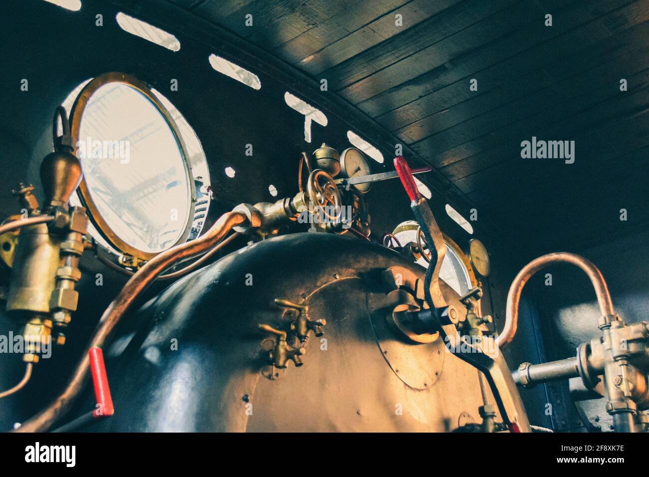 Inside steam locomotive hi-res stock photography and images - Alamy