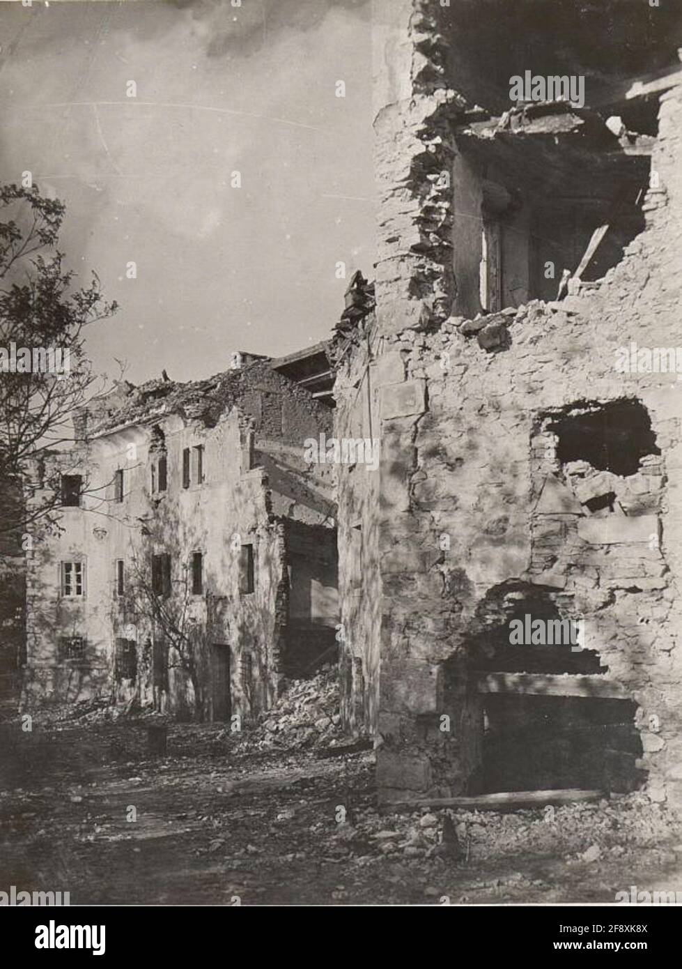 From the destroyed castle Duino.28.8.17 Stock Photo - Alamy