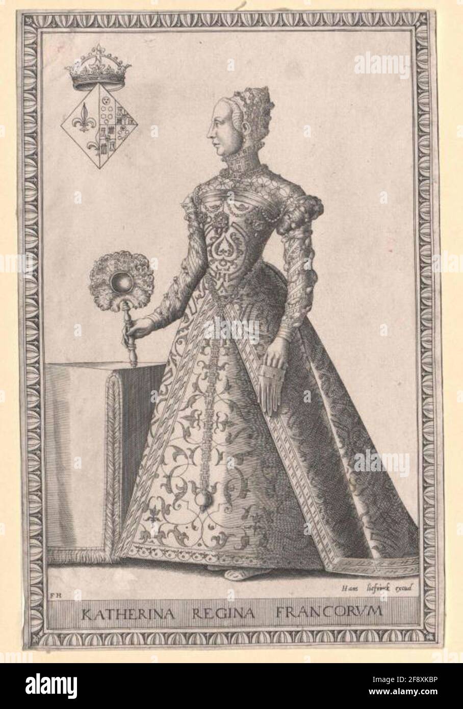 Katharina of Medici, Queen of France Stock Photo - Alamy