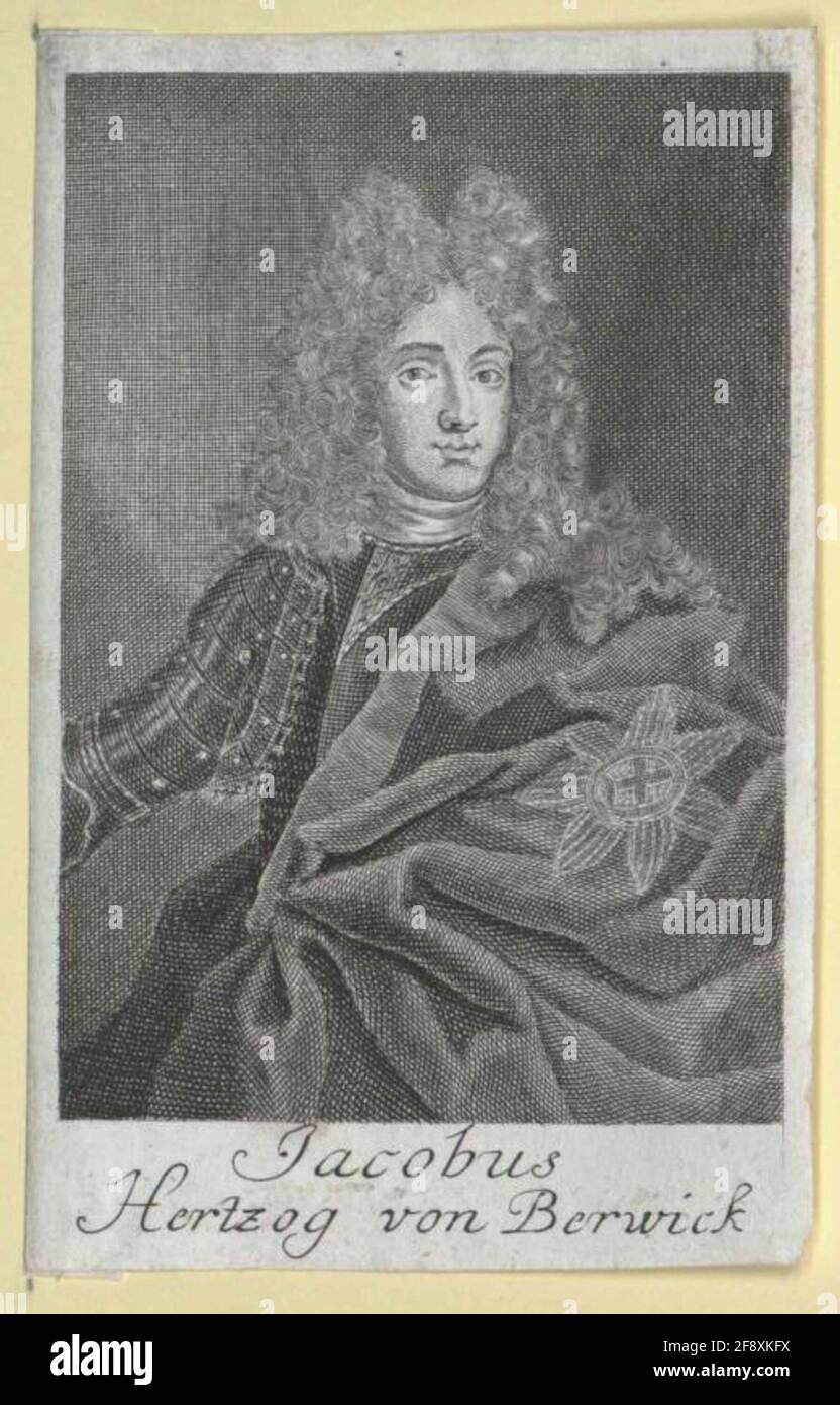 Fitzjames, James Duke of Berwick Stecher: Bernigeroth, Martin Stock ...