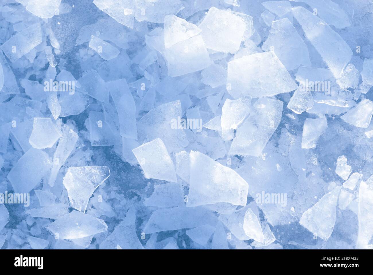 Ice background texture. Frozen water in various geometric abstract ...