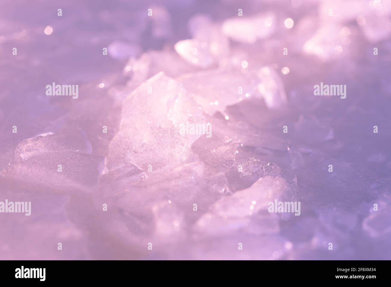 Ice background texture. Frozen water in various geometric abstract ...