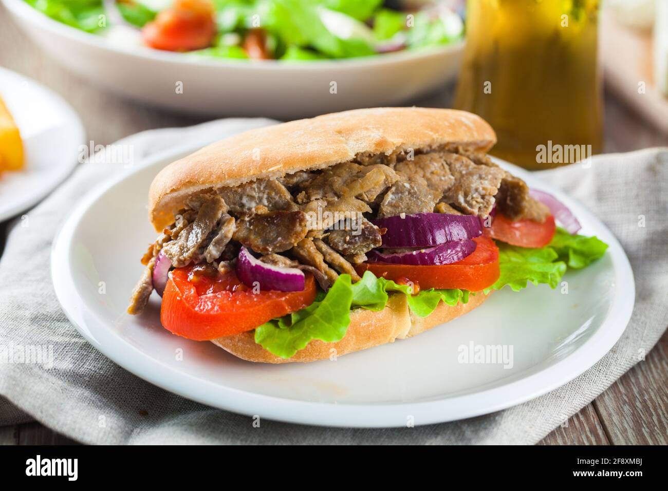 Sandwich gyros hi-res stock photography and images - Alamy