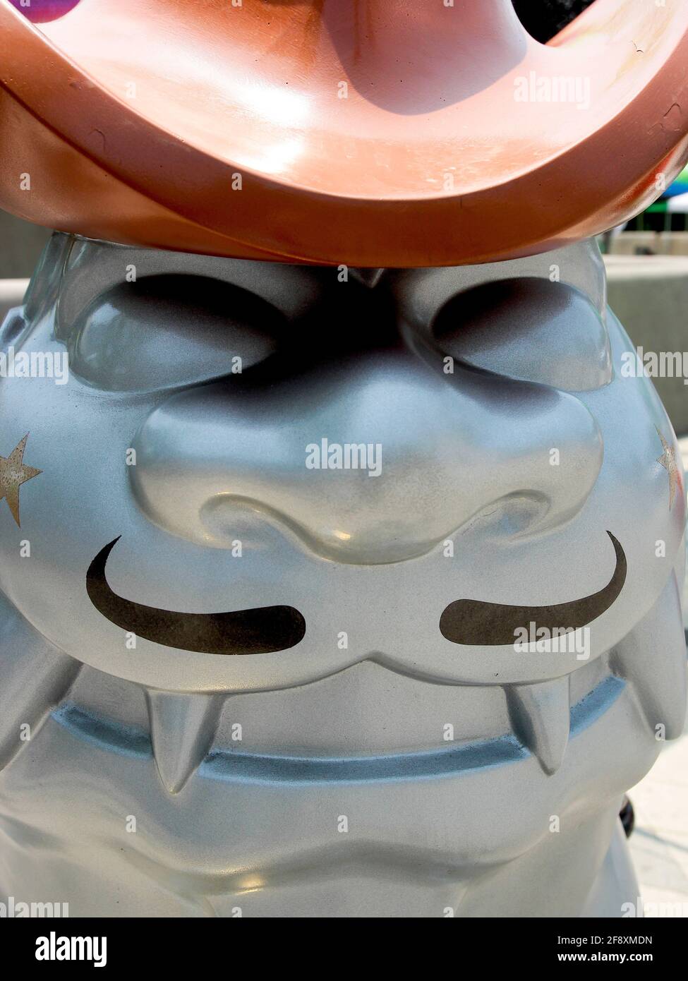 A fun version of Haechi, the symbol of the city. Made to look like a ...