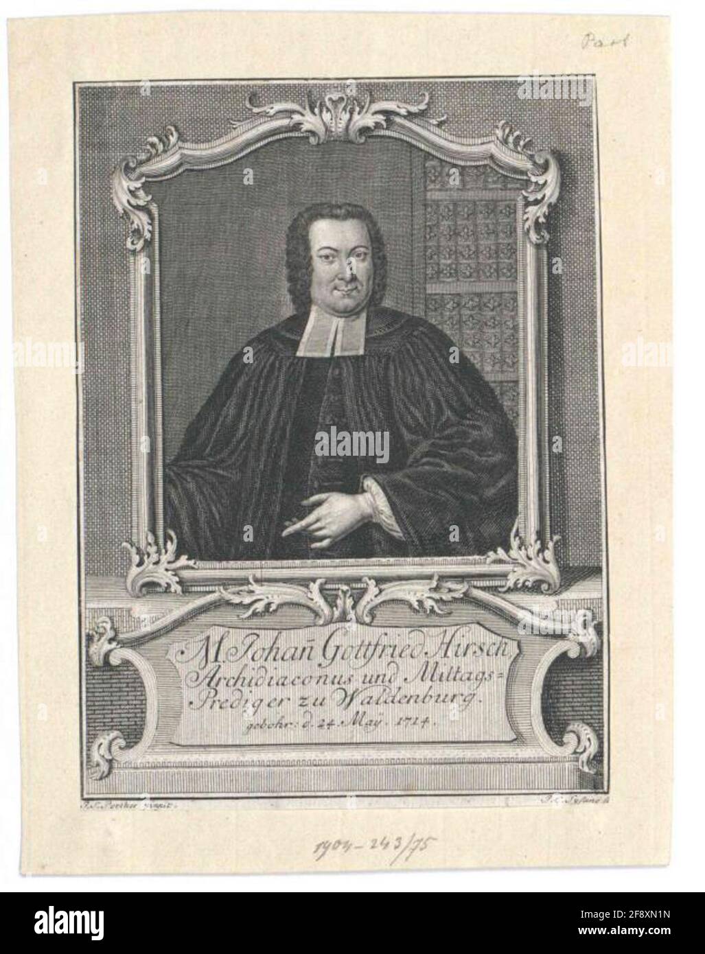 Johann gottfried hirsch hi-res stock photography and images - Alamy