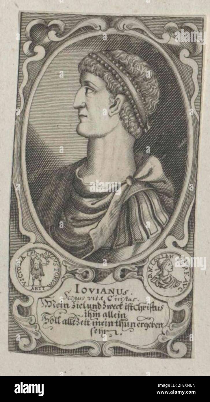 Flavius Jovianus, Roman Emperor Stock Photo - Alamy