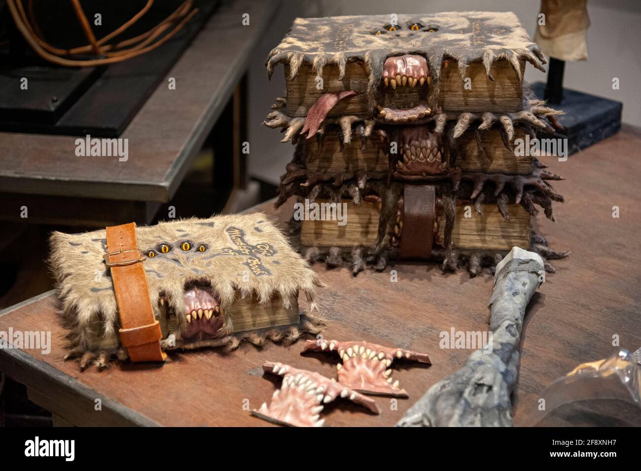 Monster book of monsters the harry potter studio tour hi-res stock ...