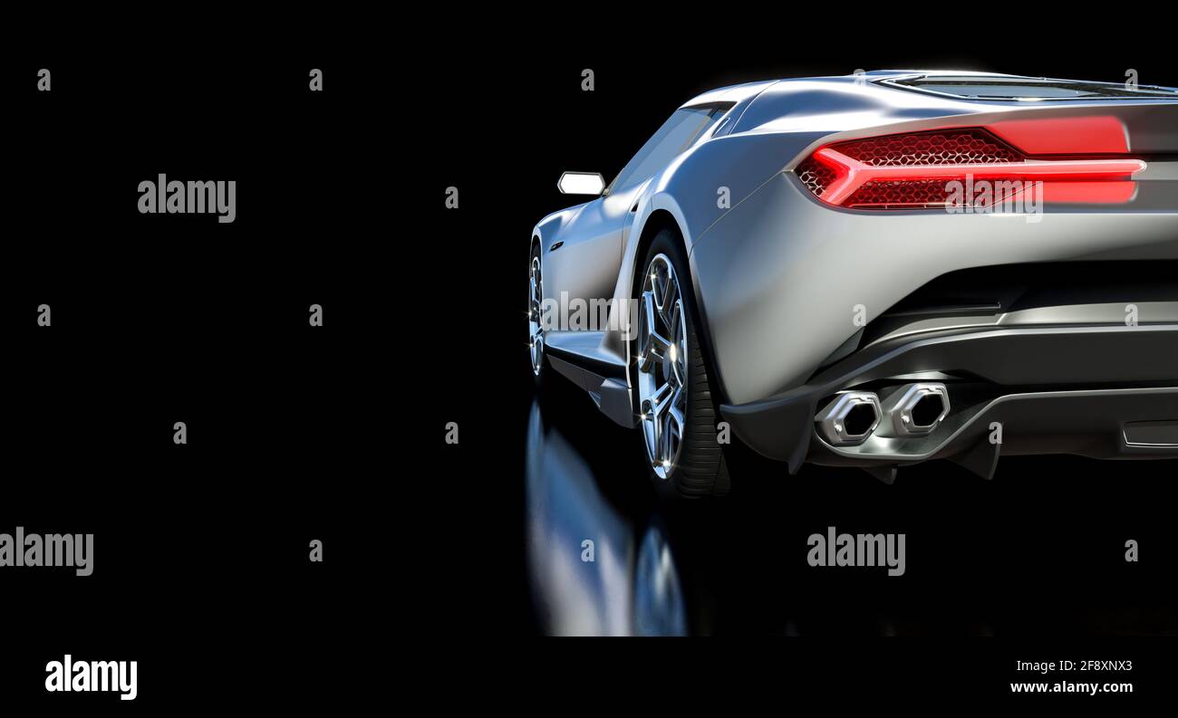 Car from behind white background hi-res stock photography and images ...