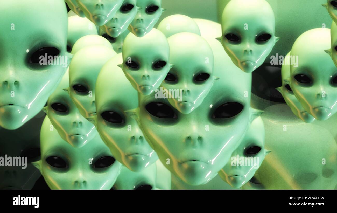 Alien with many eyes hi-res stock photography and images - Alamy
