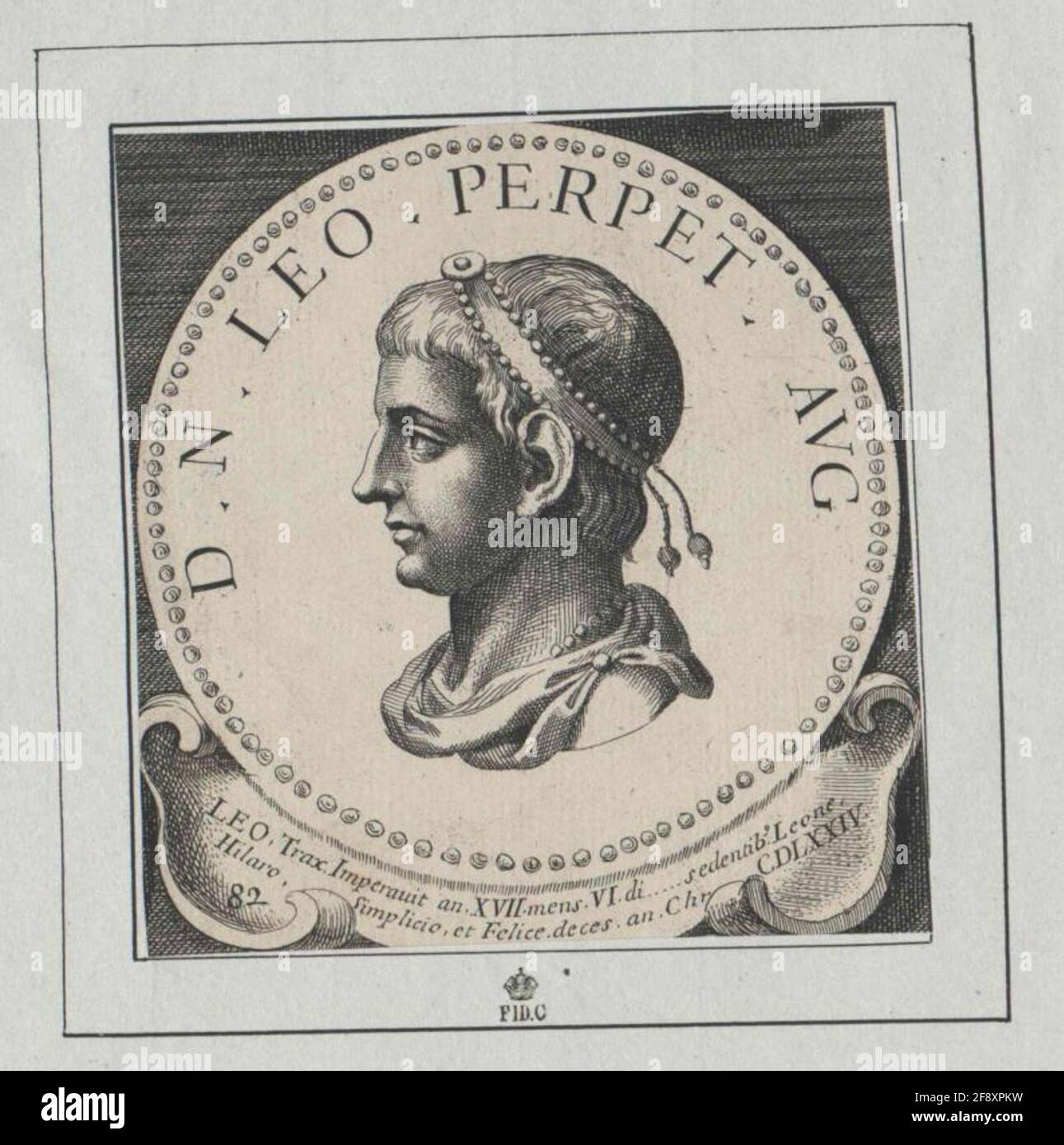 Leo I., oströmischer Kaiser Stock Photo - Alamy