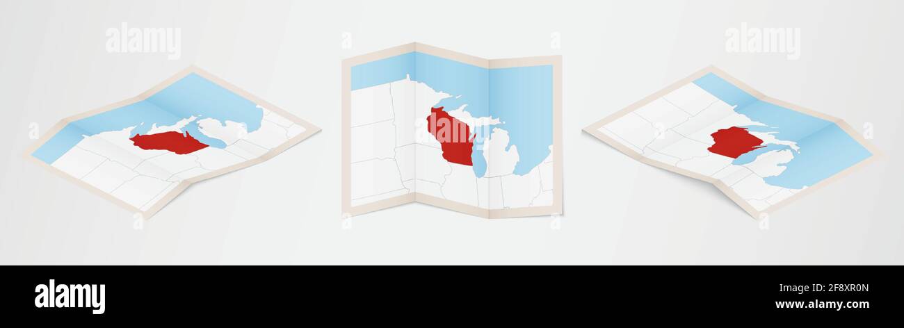 Wisconsin leaflet Stock Vector Images - Alamy