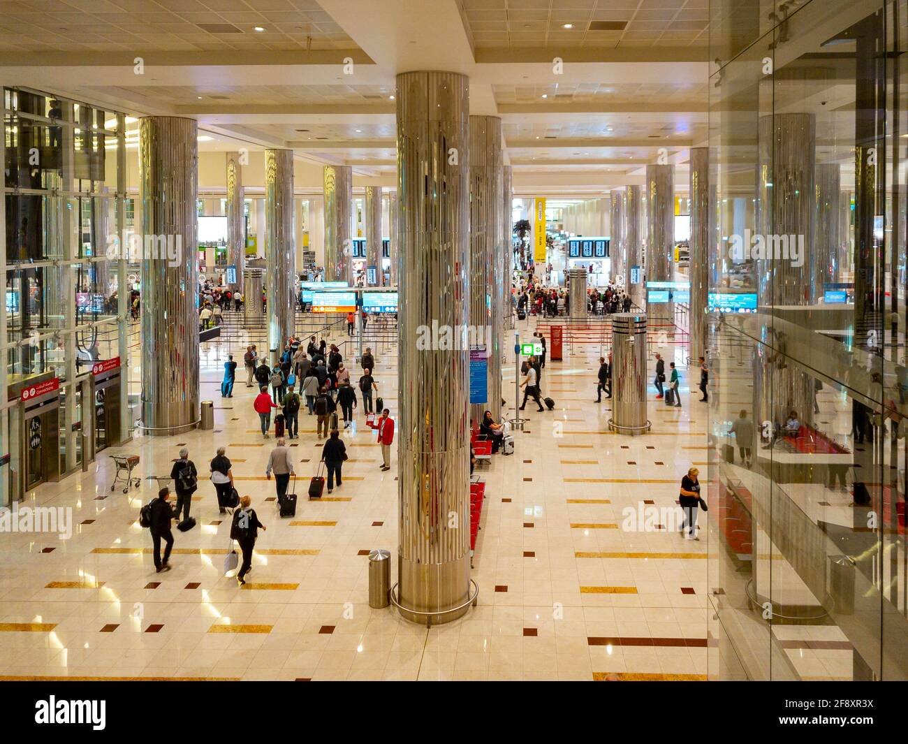 Abu dhabi airport arrivals hall hi-res stock photography and images - Alamy