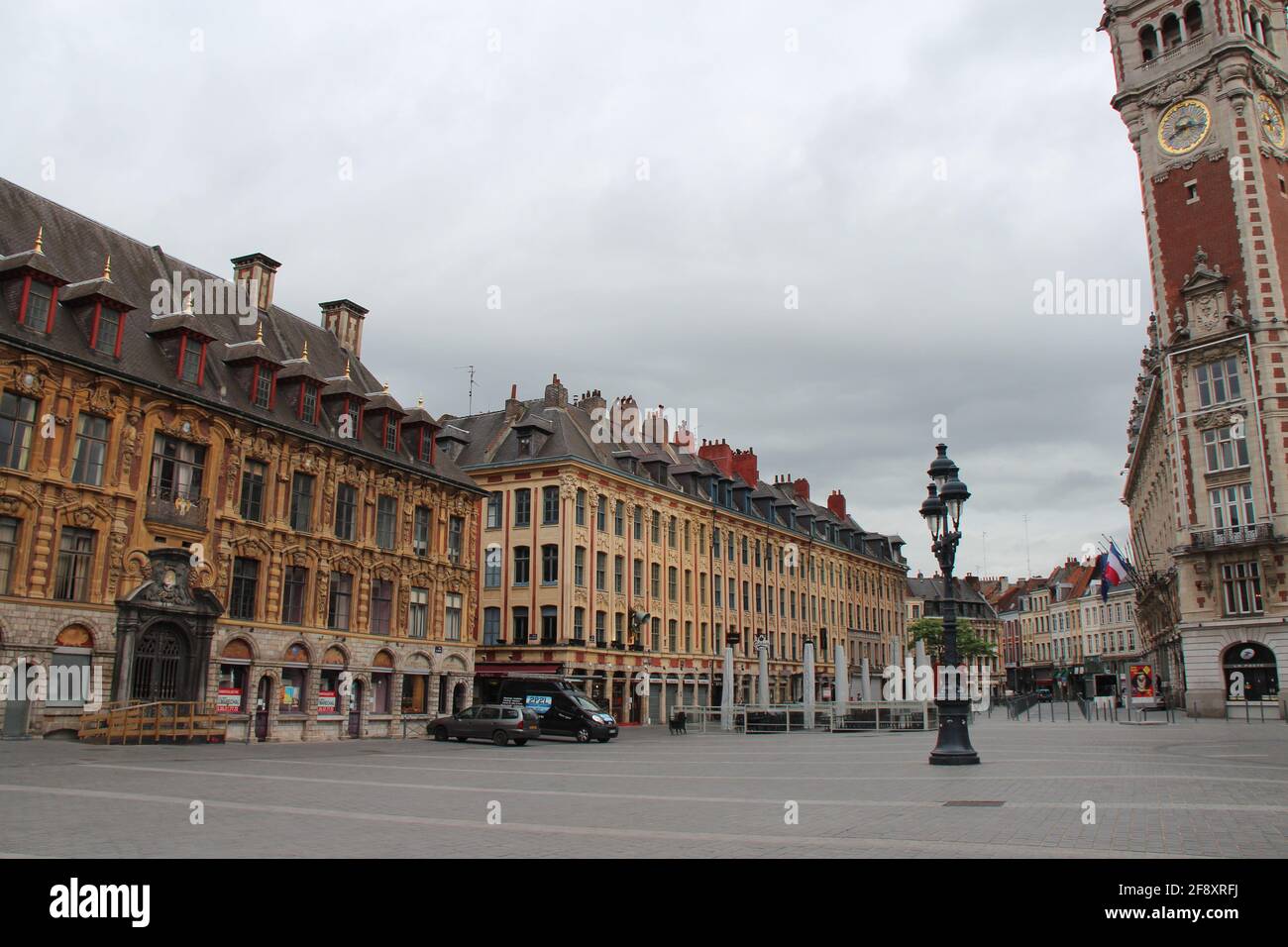square and renaissance (?) buildings in lille (france Stock Photo - Alamy