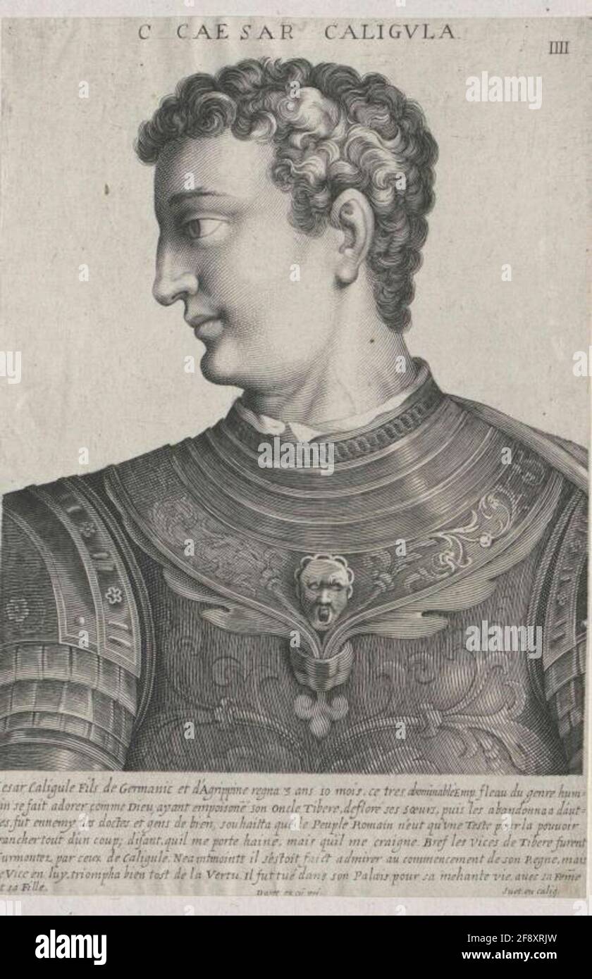 Caligula, Roman emperor Stock Photo - Alamy