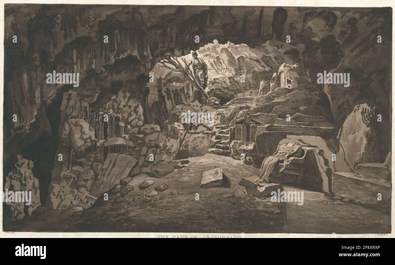 The Cave of Archidamus Stock Photo - Alamy