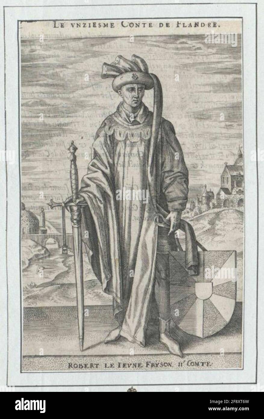 Robert II, Count of Flanders Stock Photo - Alamy