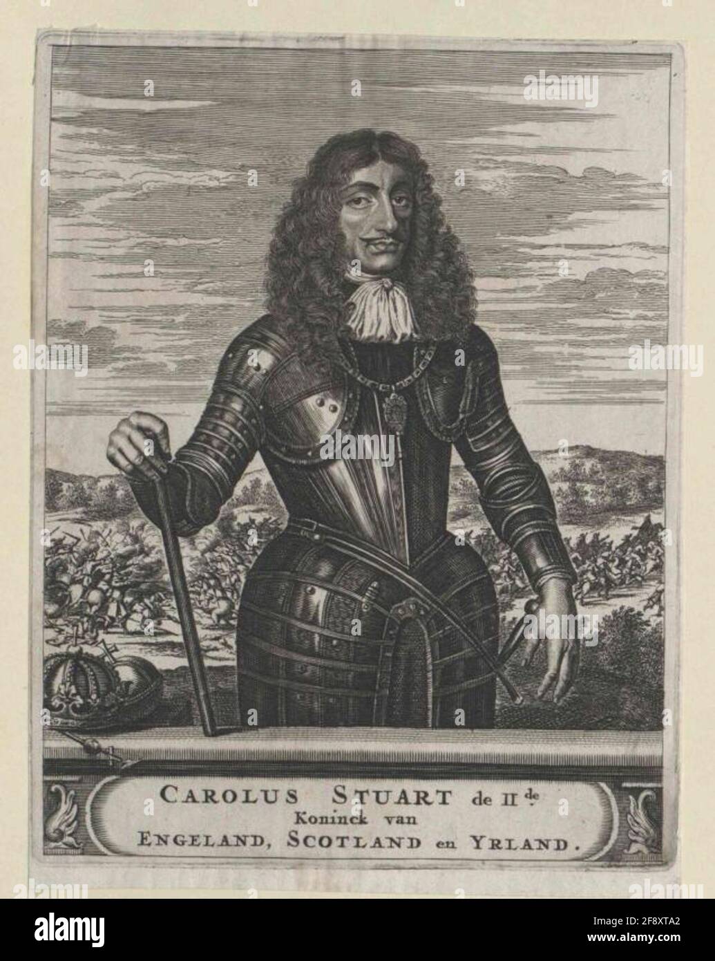 Karl II., King of England 1660/1750 Stock Photo - Alamy