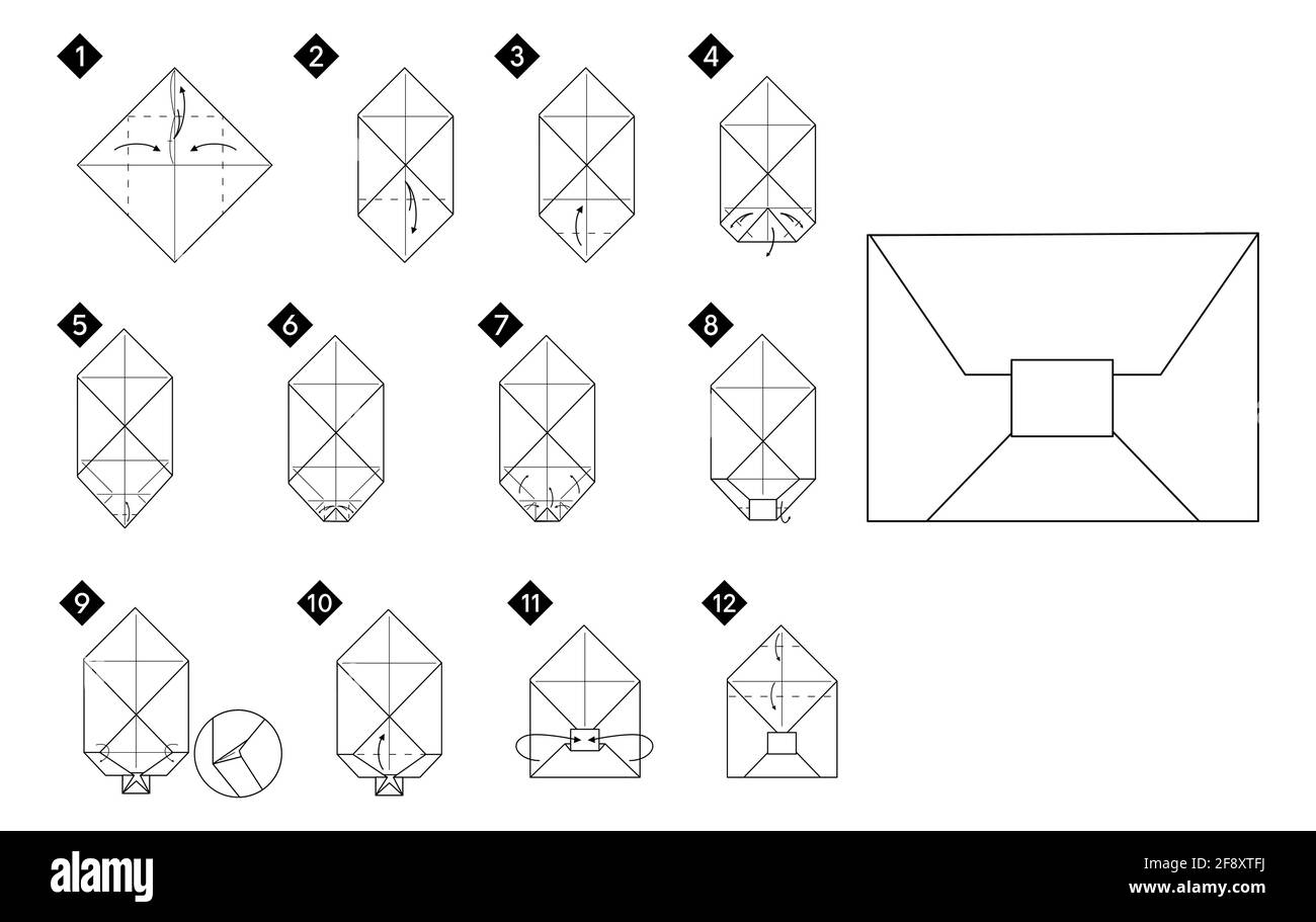 Steps To Make An Envelope Box