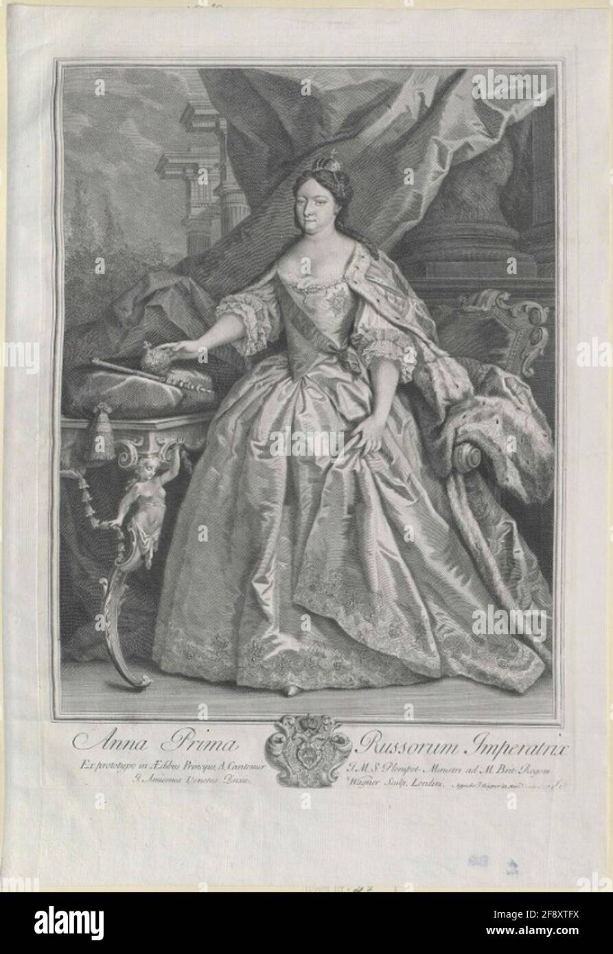 Anna Ivanovna, Empress of Russia Stock Photo - Alamy
