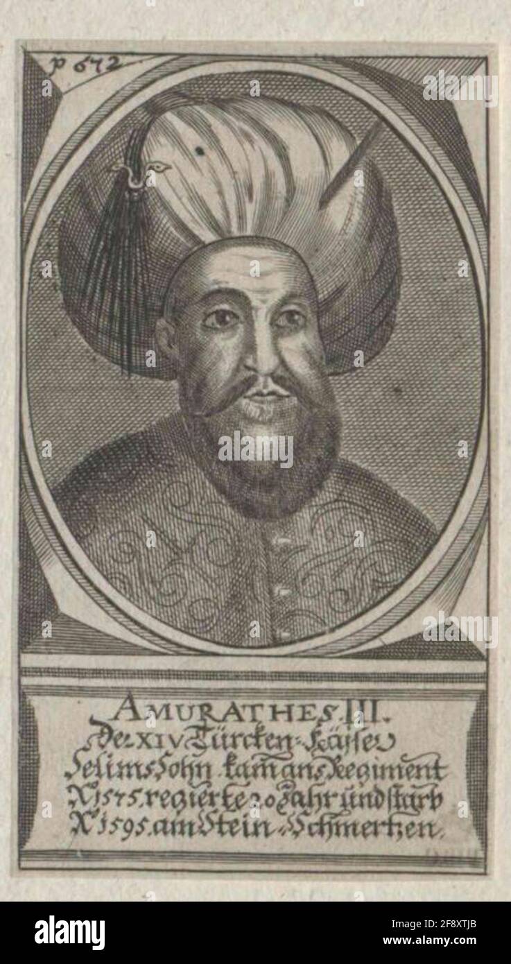 Murad III., Sultan of Turkey Stock Photo - Alamy