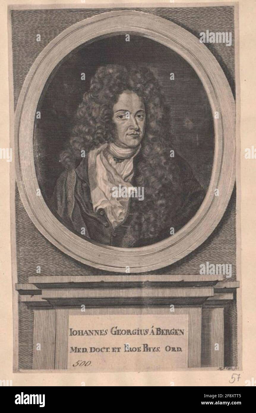 Bergen, Johann Georg of Stock Photo - Alamy