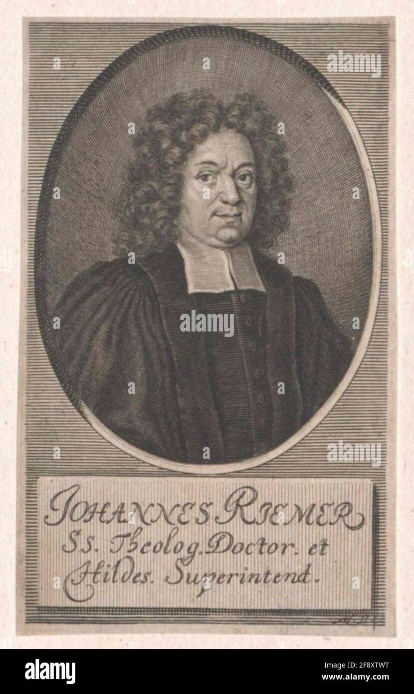 Riemer, Johannes Stecher: Bernigeroth, Martin Stock Photo - Alamy