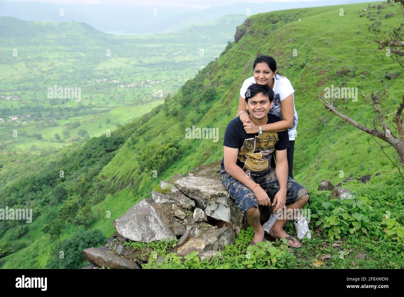 Satara, Maharashtra, India, Asia - Aug. 17, 2012 - Beautiful Landscape ...