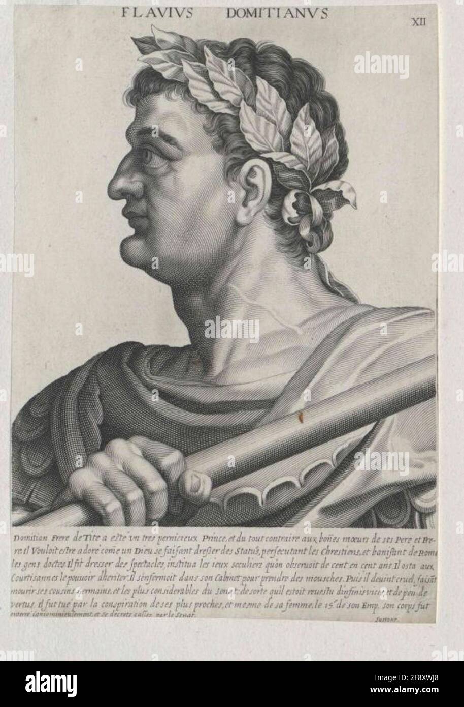 Domitian, Roman emperor Stock Photo - Alamy