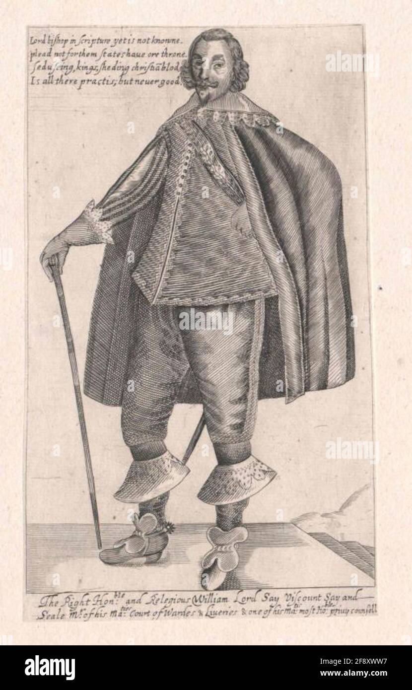 Fiennes, 1. Viscount of Saye and Sele, William Stock Photo - Alamy