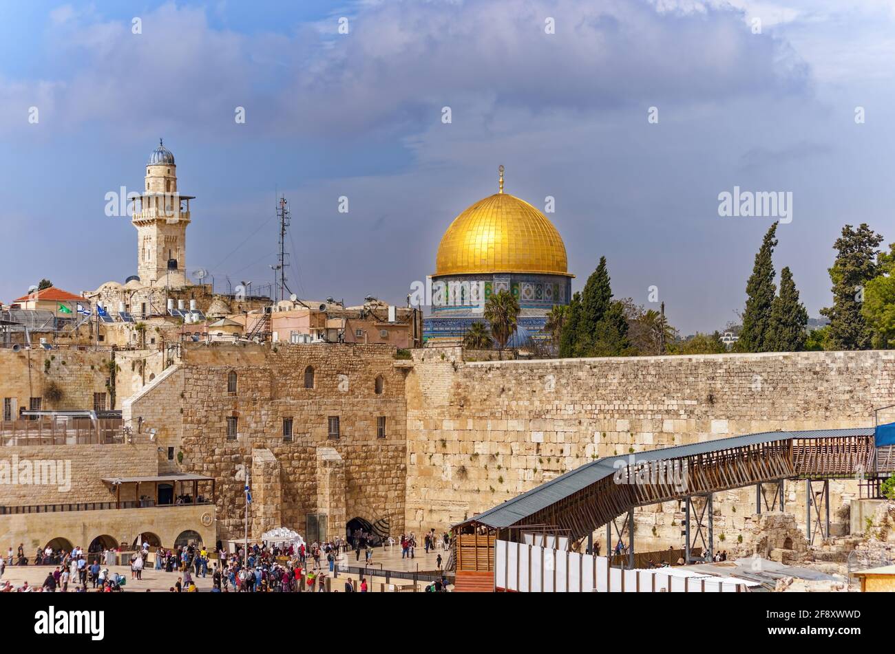 Minarets of the temple mount hi-res stock photography and images - Alamy