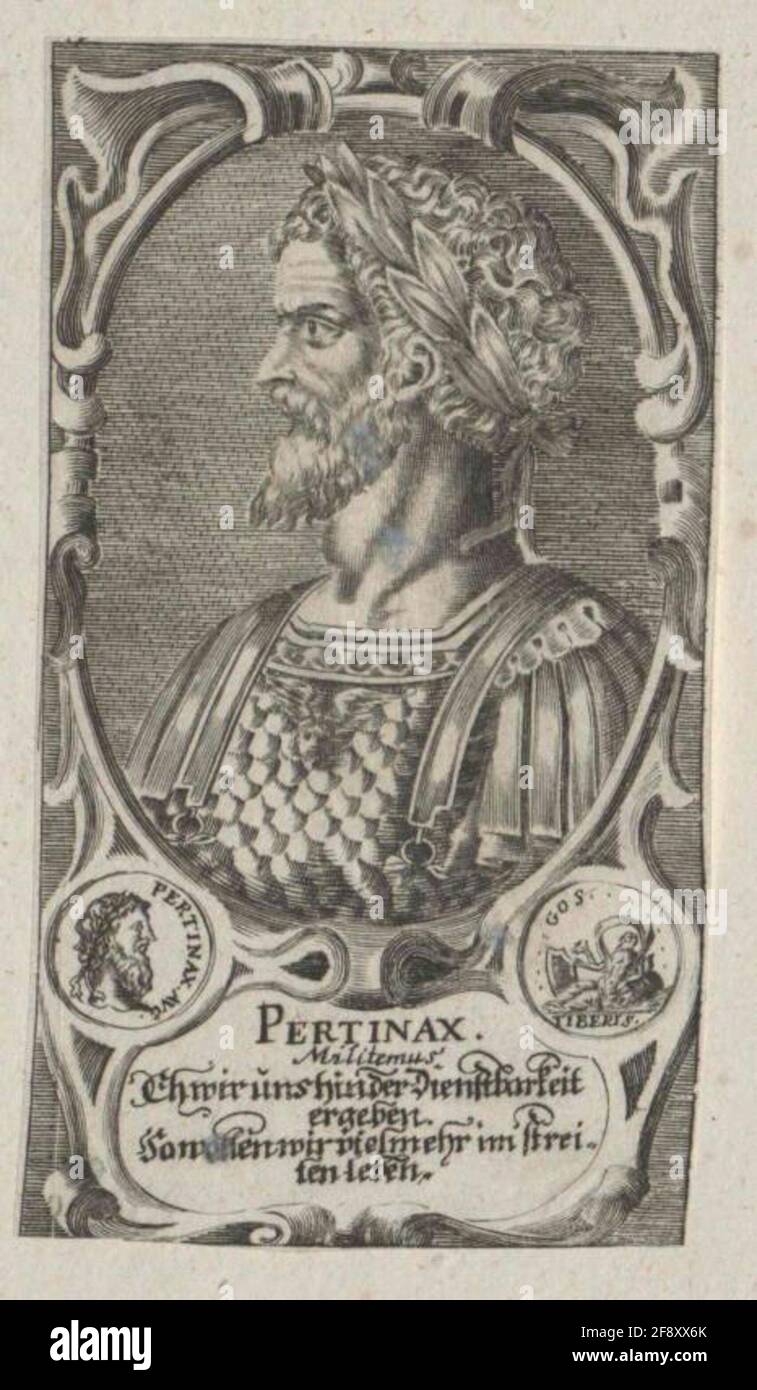 Pertinax, Roman Emperor Stock Photo - Alamy