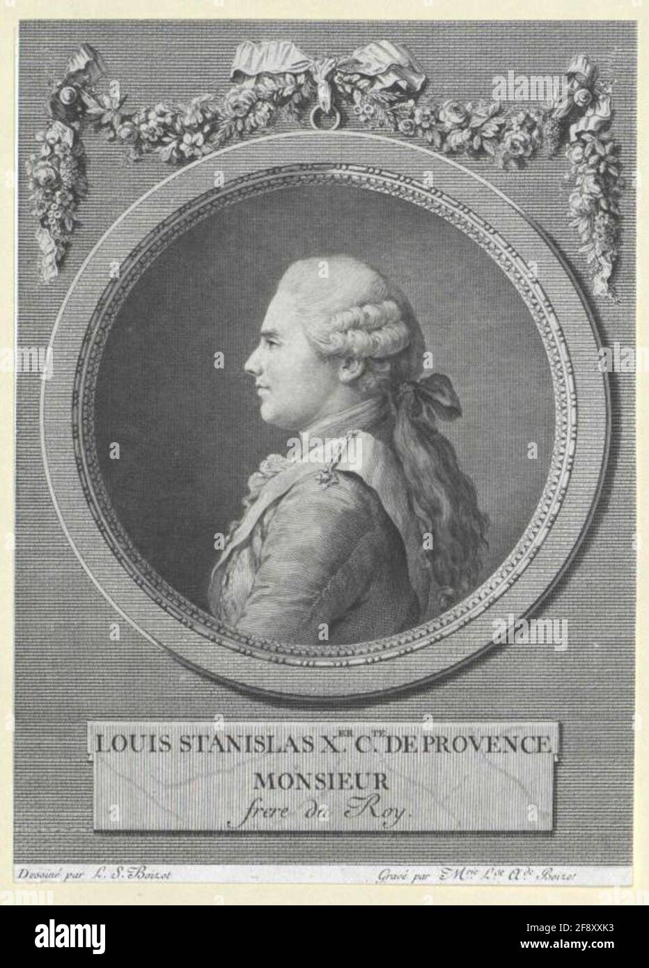 Ludwig Xviii., King of France Stock Photo - Alamy