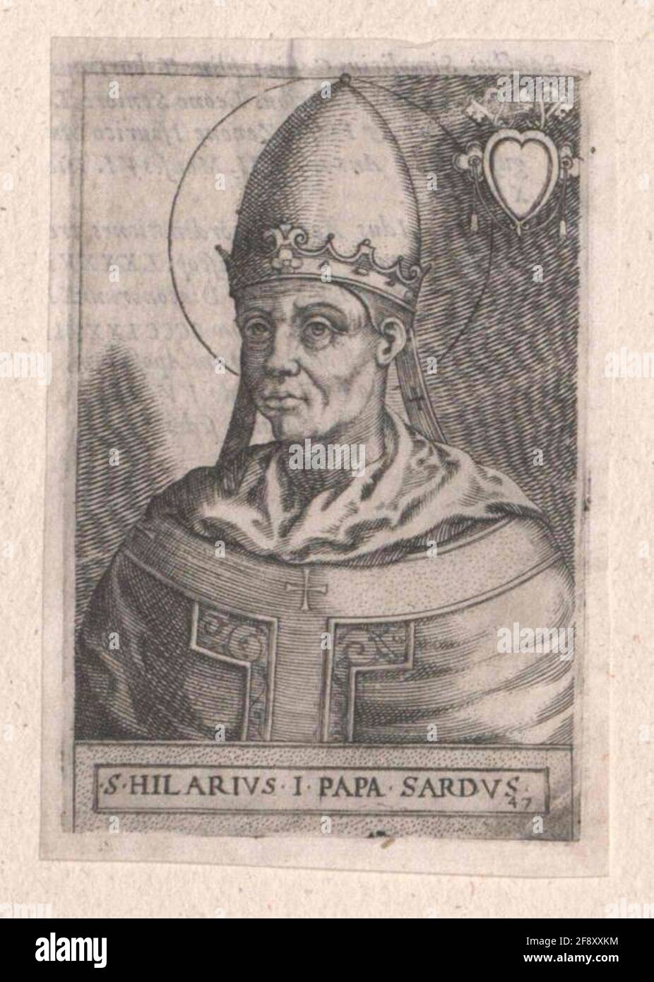 Hilarius of Poitiers, holy Stock Photo - Alamy