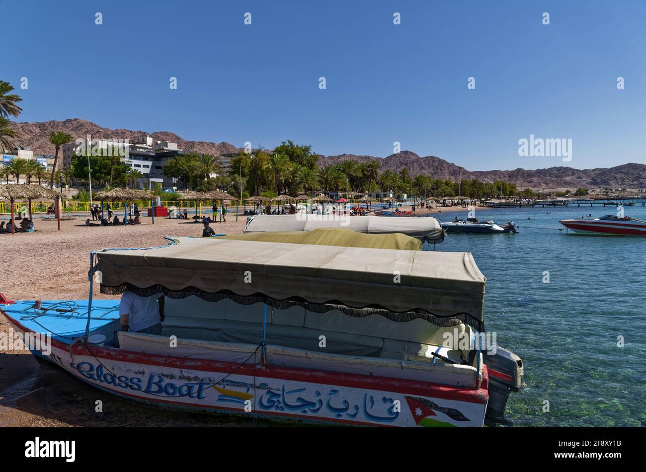 Jordan aqaba public beach hi-res stock photography and images - Alamy
