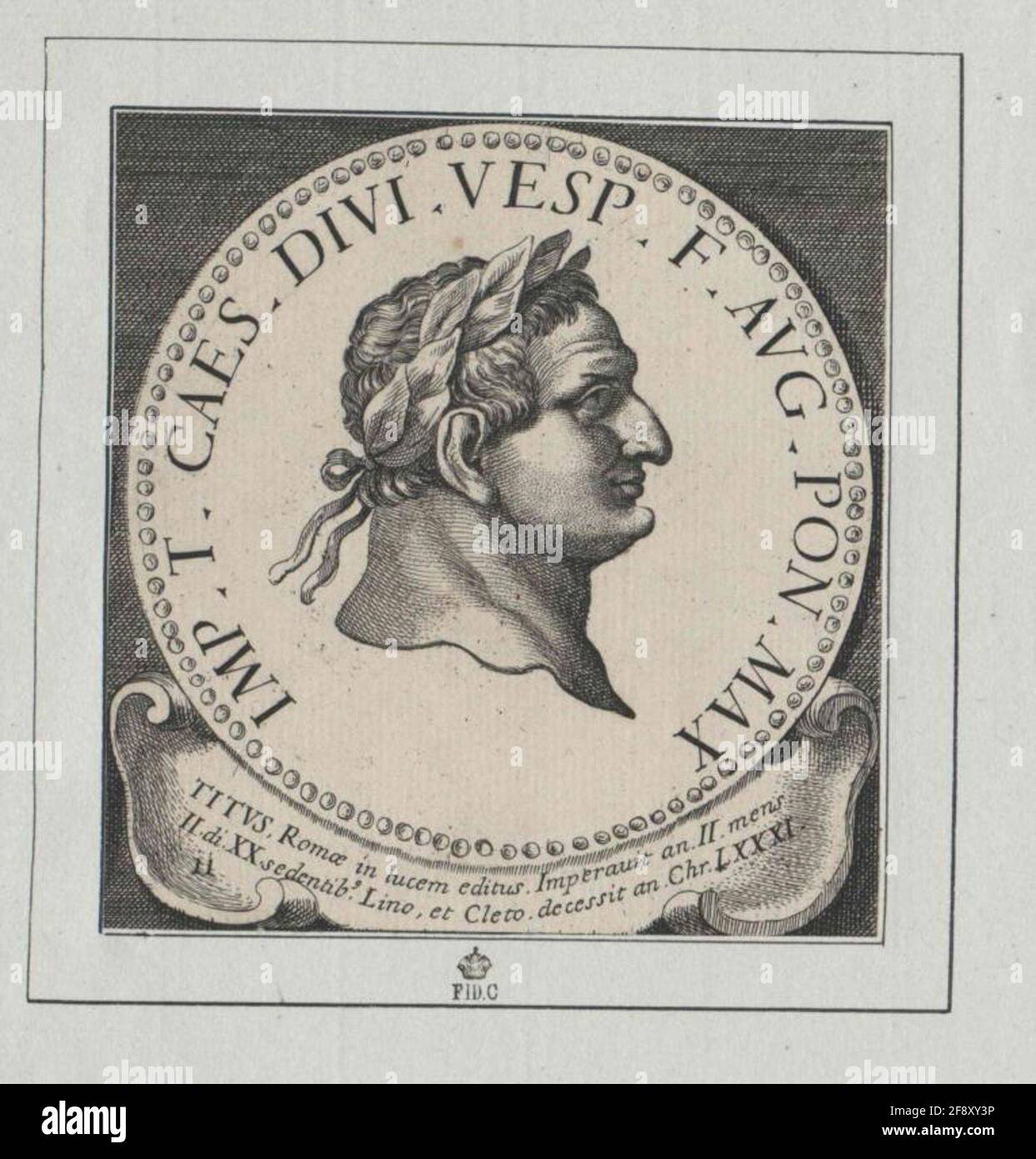 Titus, Roman Emperor Stock Photo - Alamy