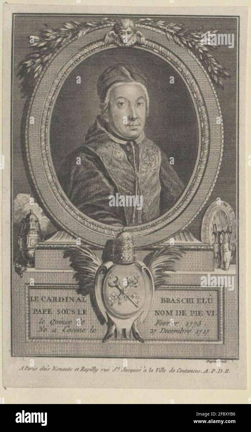 Pius VI., Pope Stock Photo - Alamy