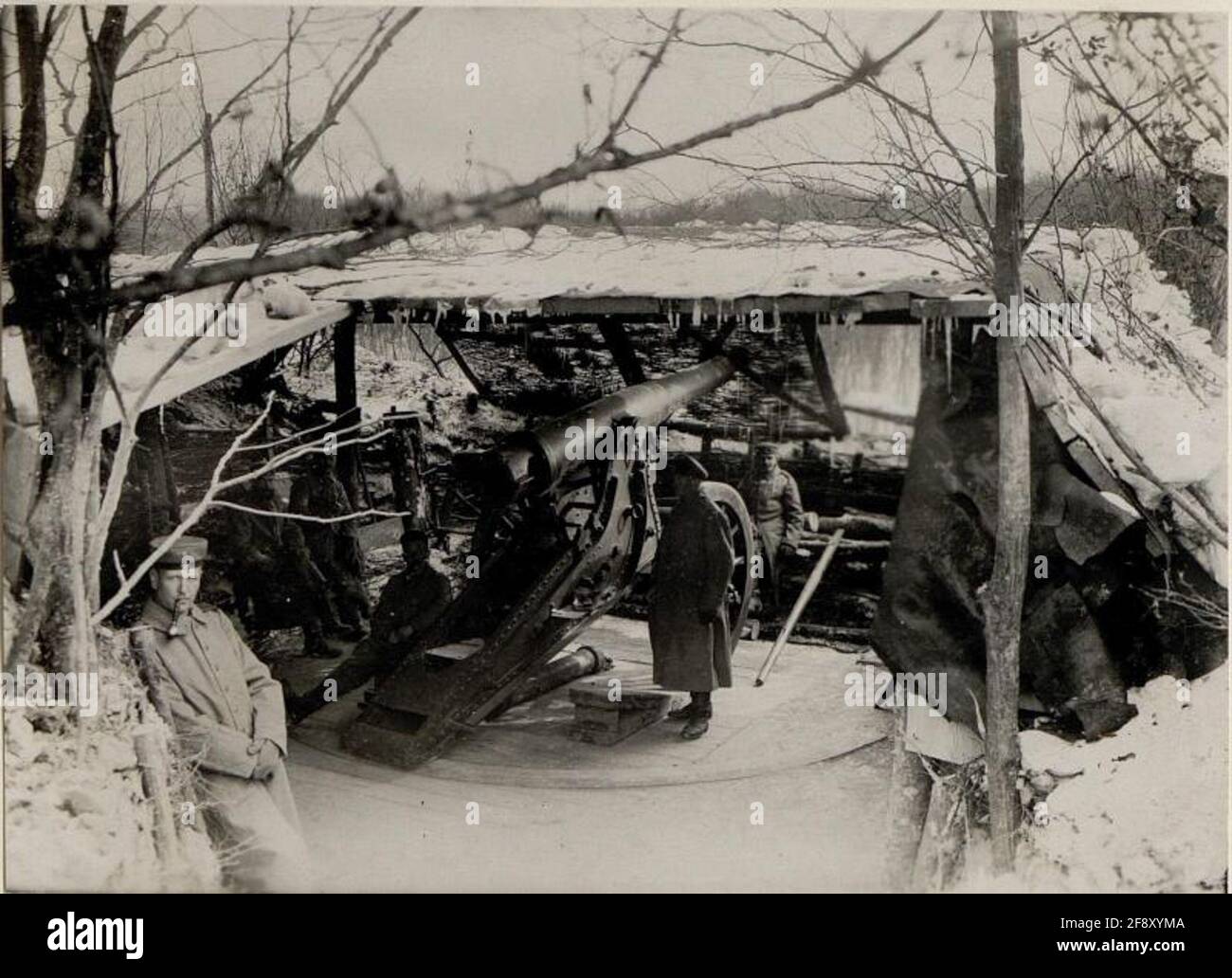 German battery 646 Stock Photo - Alamy