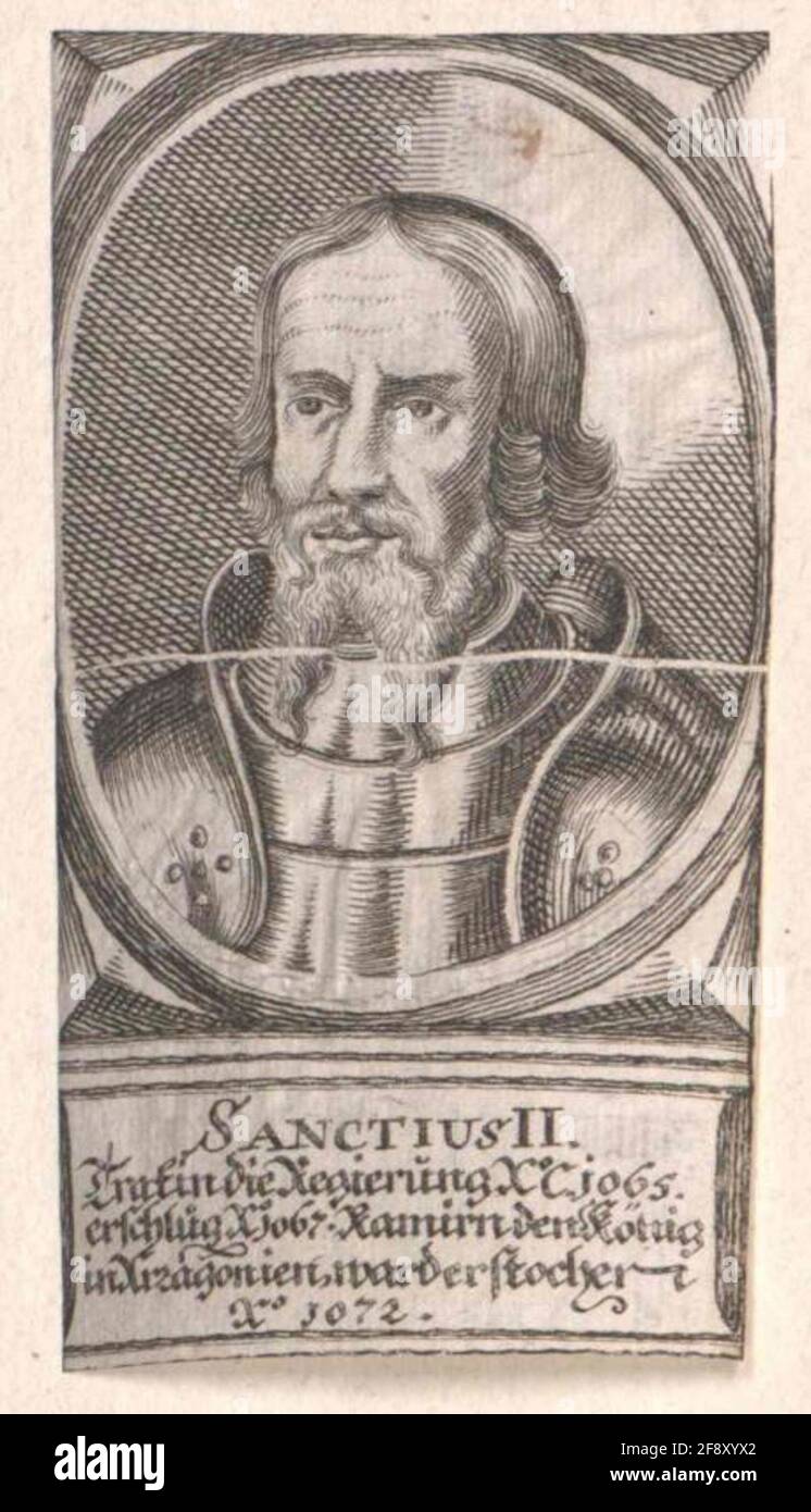 Sancho II., King of Castile Stock Photo - Alamy