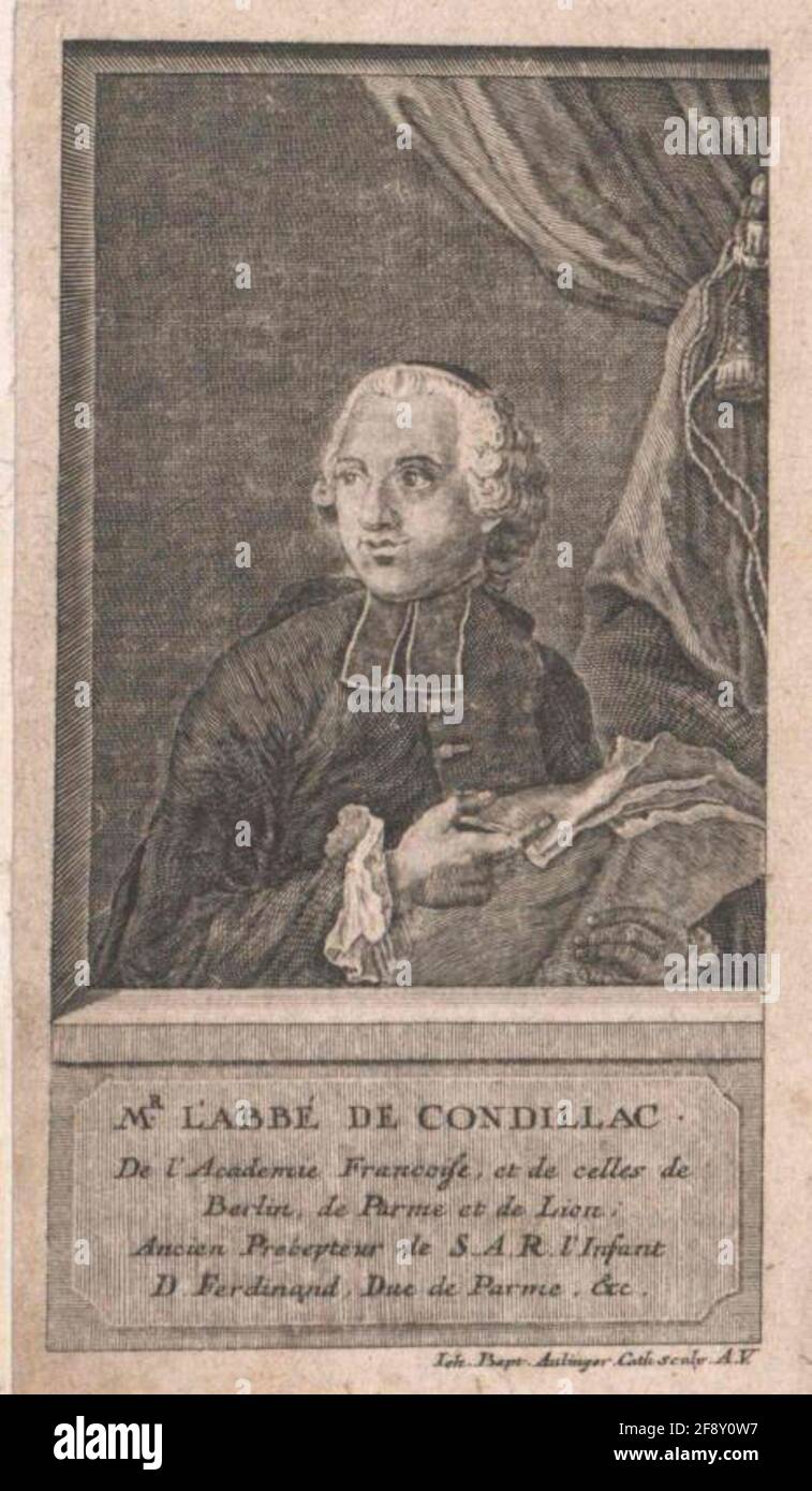 étienne bonnot de condillac hi-res stock photography and images - Alamy