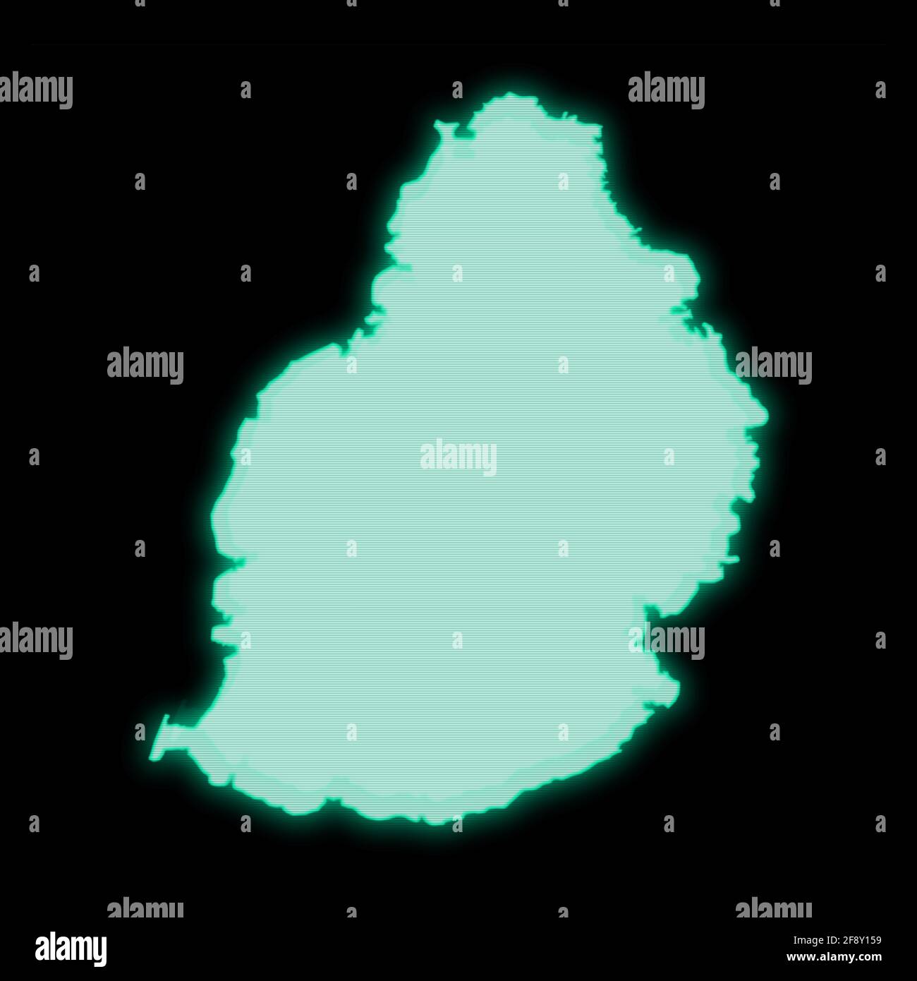 Old mauritius map hi-res stock photography and images - Alamy