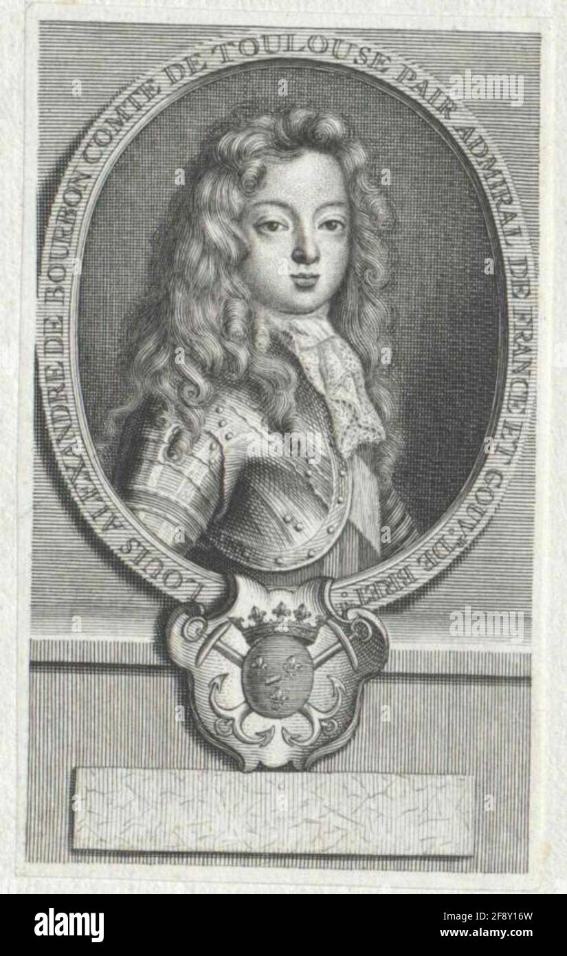 Bourbon, Count of Toulouse, Louis Alexandre de Stock Photo - Alamy