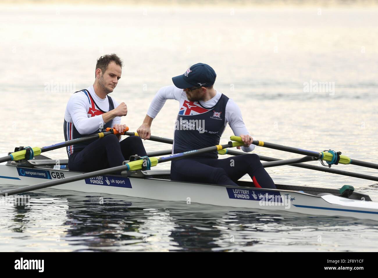 Samuel Thomas Mottram and Jamie Copus of Great Britain compete in the ...